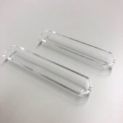 石英ガラス「石英ボート」 | 特注実験用耐熱ガラスPYREXパイレックス器具 石英ガラス器具の理化学ガラスラボ iwaki te-32