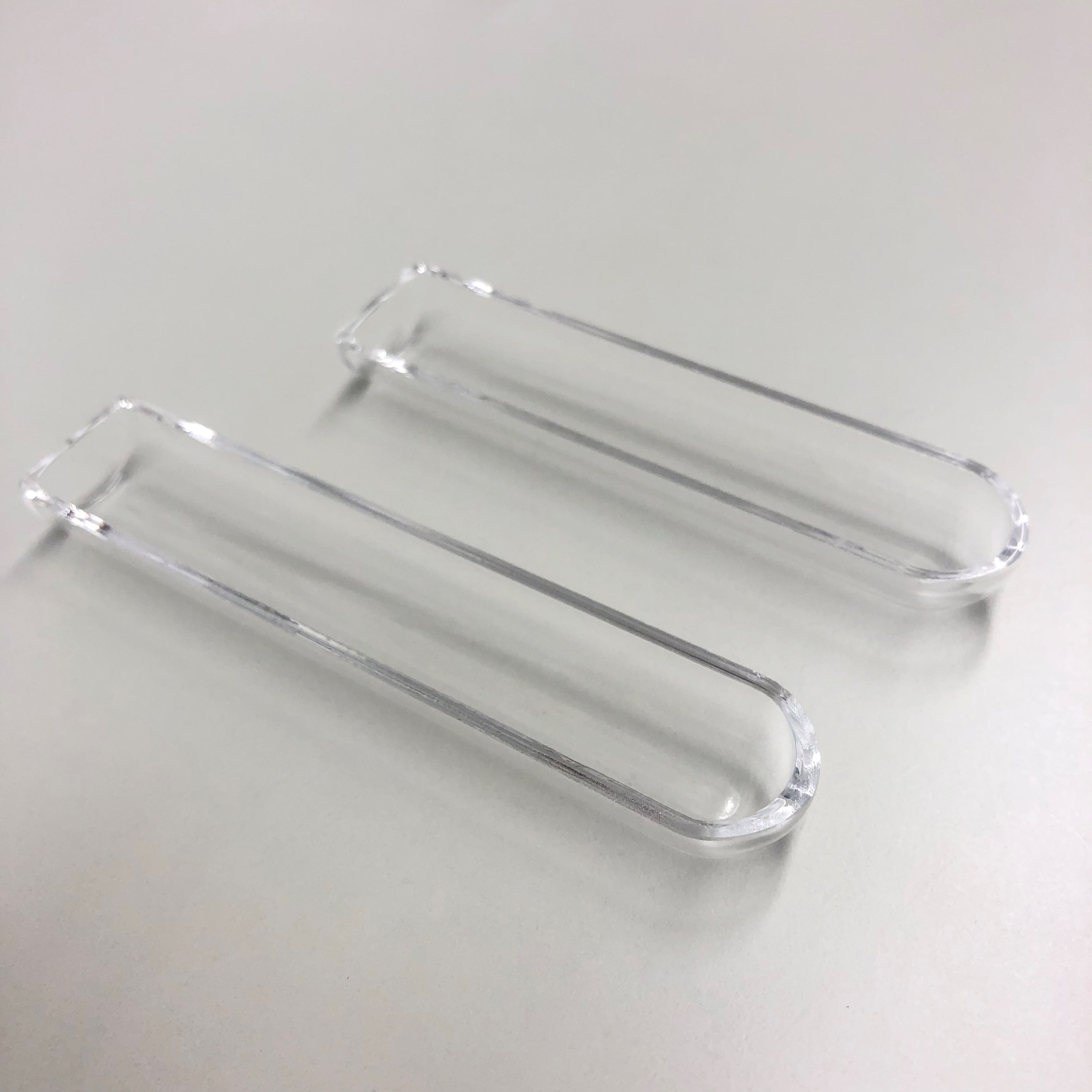 石英ガラス「石英ボート」 | 特注実験用耐熱ガラスPYREXパイレックス器具 石英ガラス器具の理化学ガラスラボ iwaki te-32